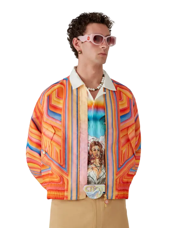 Casablanca Organza Low Rider Bomber Jacket
