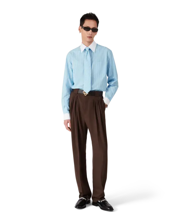 Casablanca Wool Five-pleat Trousers