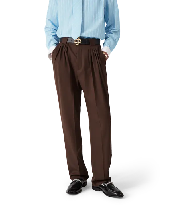 Casablanca Wool Five-pleat Trousers