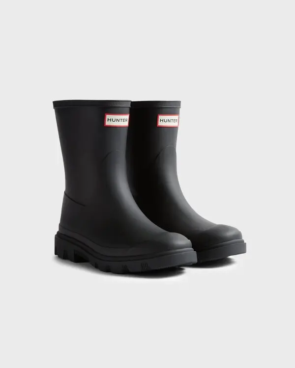 Hunter Downpour Short Boots - Black