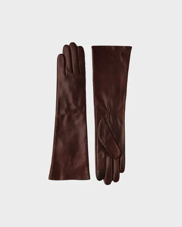HANDSOME STOCKHOLM Gloves Essentials Long London - Tan