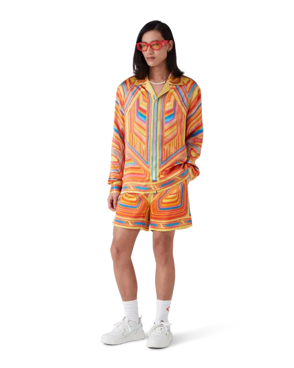 Casablanca Low Rider Silk Shorts