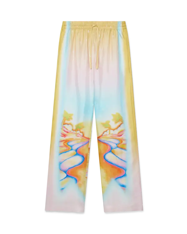 Casablanca Psychedelic Nirvana Silk Trousers
