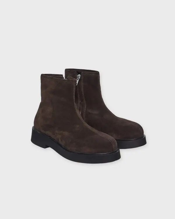 WAKAKUU Cambridge Suede Lamb Fur Boots