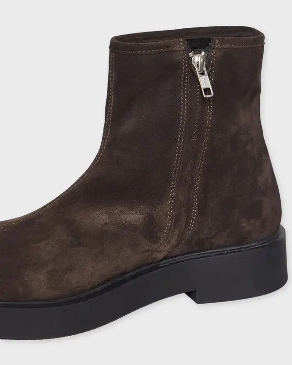 WAKAKUU Cambridge Suede Lamb Fur Boots