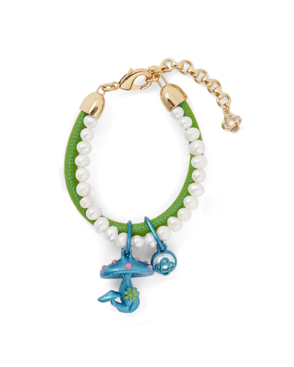 Casablanca Mini Mushroom Charm Bracelet - Multicolor
