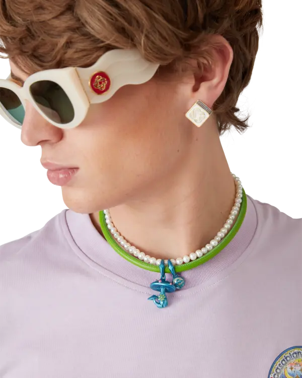 Casablanca Mini Mushroom Necklace