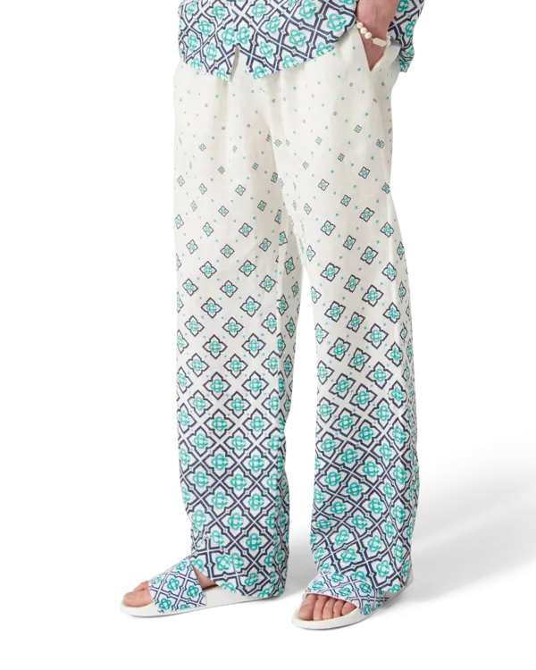Casablanca Gradient Monogram Linen Trousers