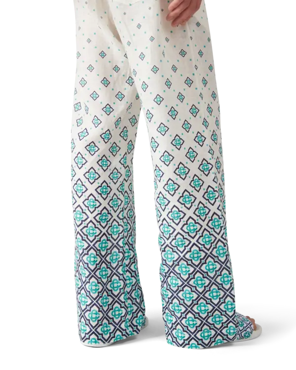 Casablanca Gradient Monogram Linen Trousers
