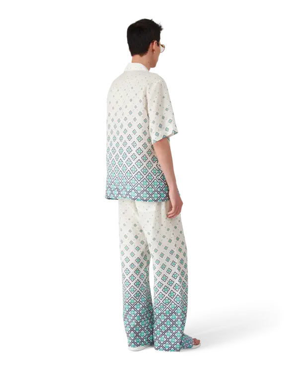 Casablanca Gradient Monogram Linen Trousers