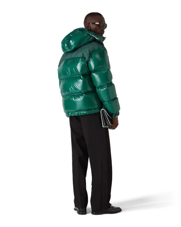 Casablanca Nylon Puffer Down Jacket - Multicolor