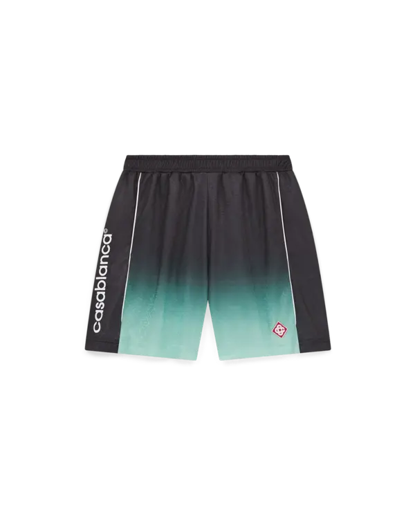 Casablanca Gradient Monogram Jacquard Football Shorts - Multicolor