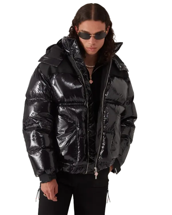 Casablanca Nylon Puffer Down Jacket - Multicolor