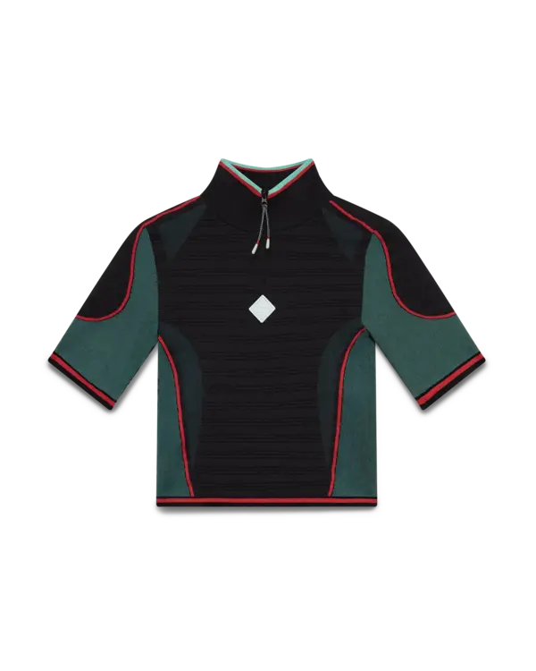 Casablanca Seamless Half Zip Shirt - Multicolor