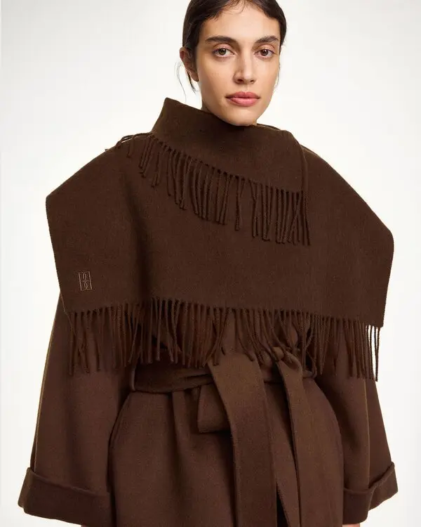 BY MALENE BIRGER Turtla Scarf - Brown