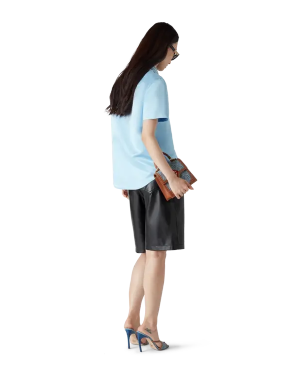 Casablanca Satin Short Sleeve Shirt
