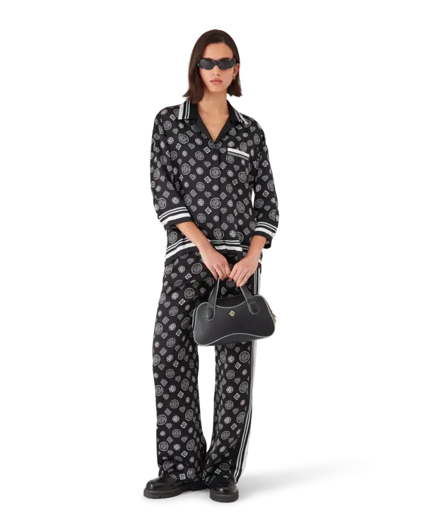 Casablanca Monogram Pyjama Silk Sat