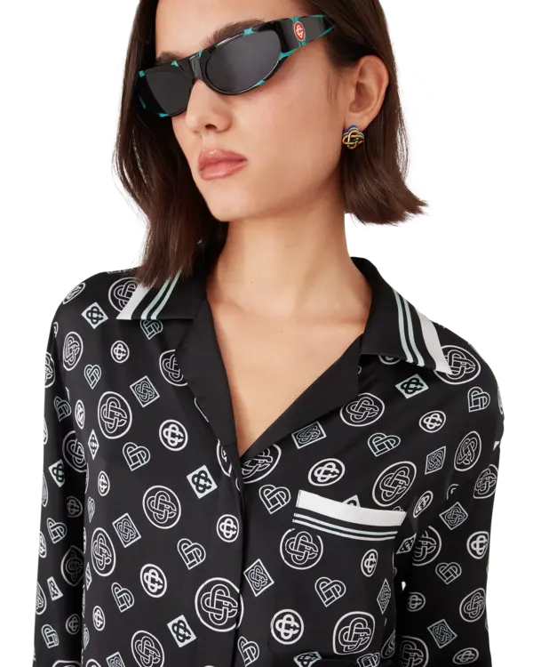 Casablanca Monogram Pyjama Silk Sat