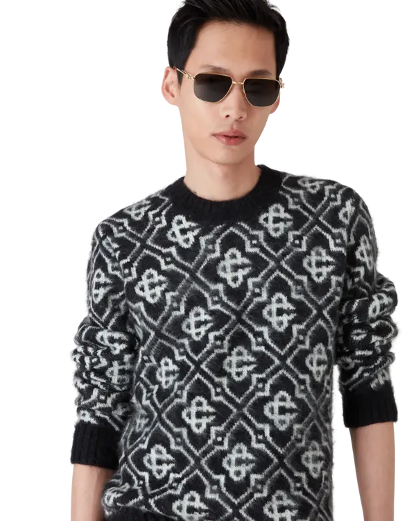 Casablanca Monogram Mohair Jumper