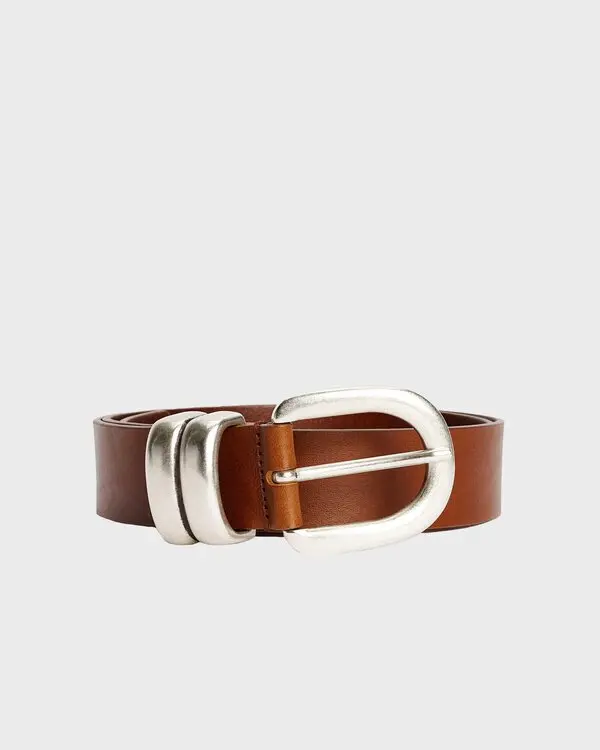 BY MALENE BIRGER Zoira Leather Belt - Brown