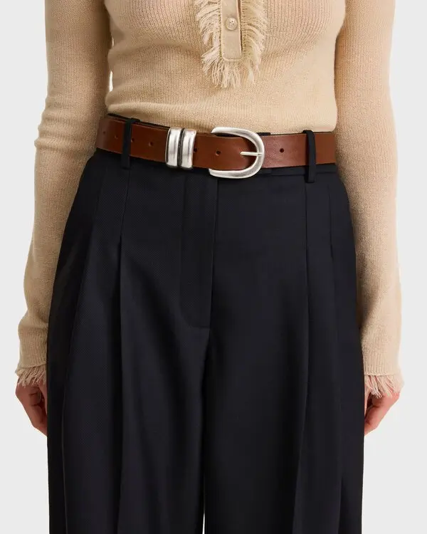 BY MALENE BIRGER Zoira Leather Belt