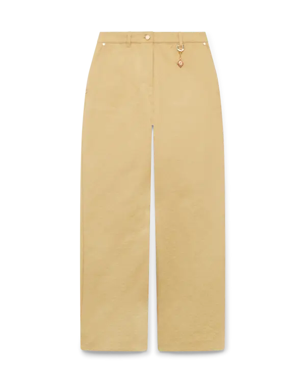 Casablanca Cotton Monogram Jacquard Trousers - Multicolor