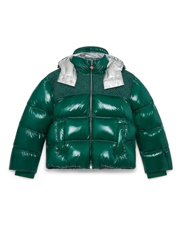 Casablanca Nylon Puffer Down Jacket - Multicolor