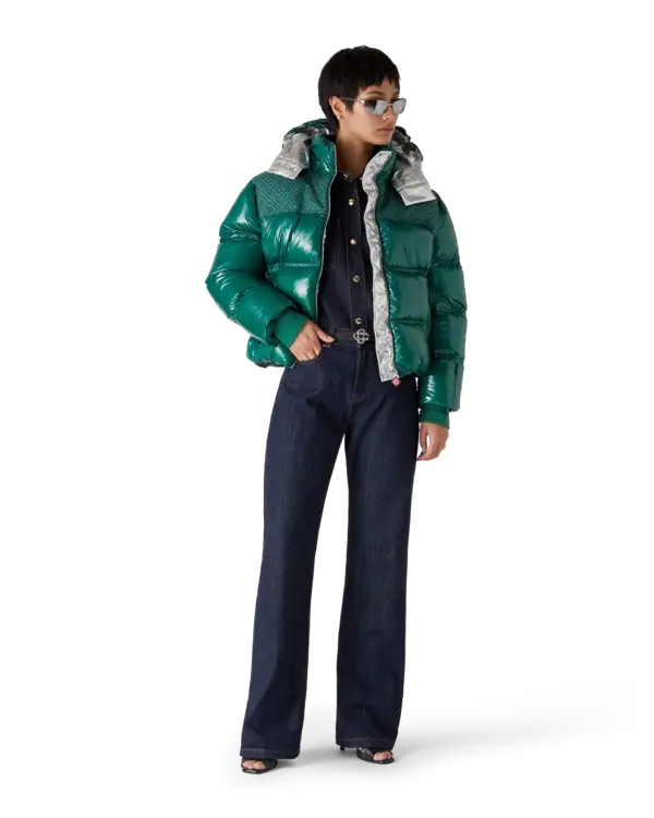 Casablanca Nylon Puffer Down Jacket - Multicolor