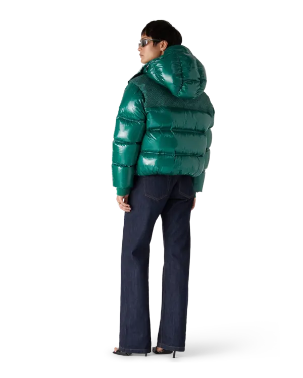 Casablanca Nylon Puffer Down Jacket - Multicolor
