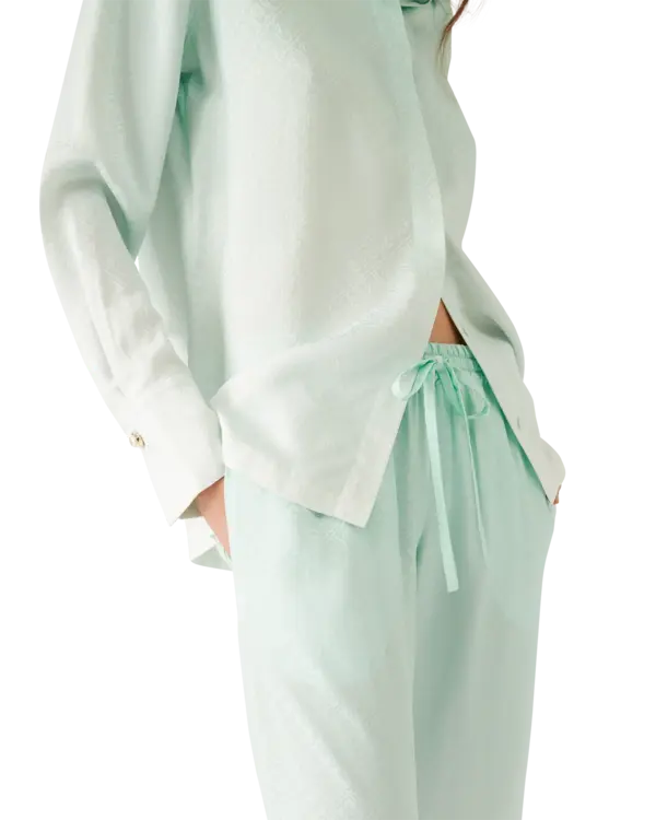 Casablanca Gradient Monogram Jacquard Wide Leg Trousers