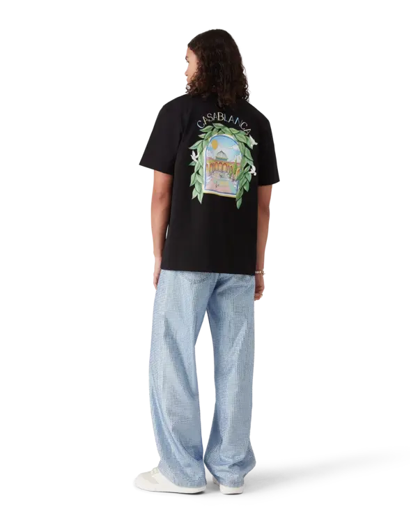 Casablanca L'arche De Tennis Short Sleeve T-shirt