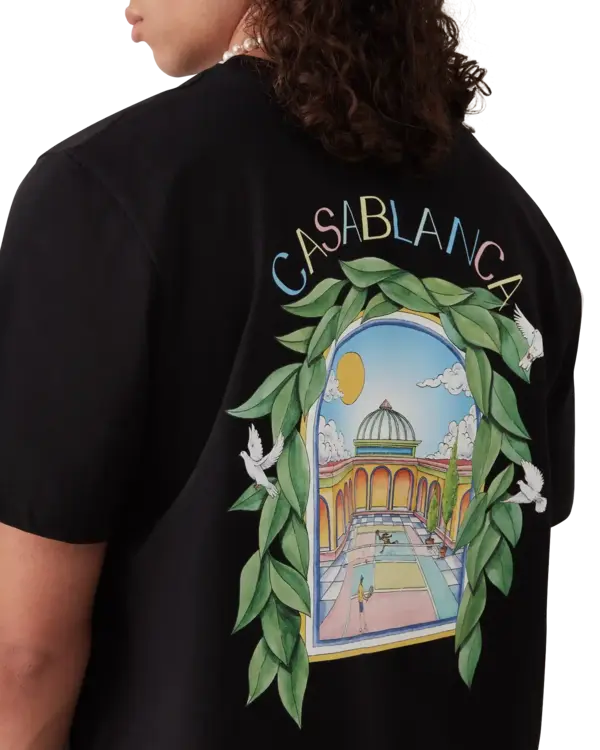 Casablanca L'arche De Tennis Short Sleeve T-shirt