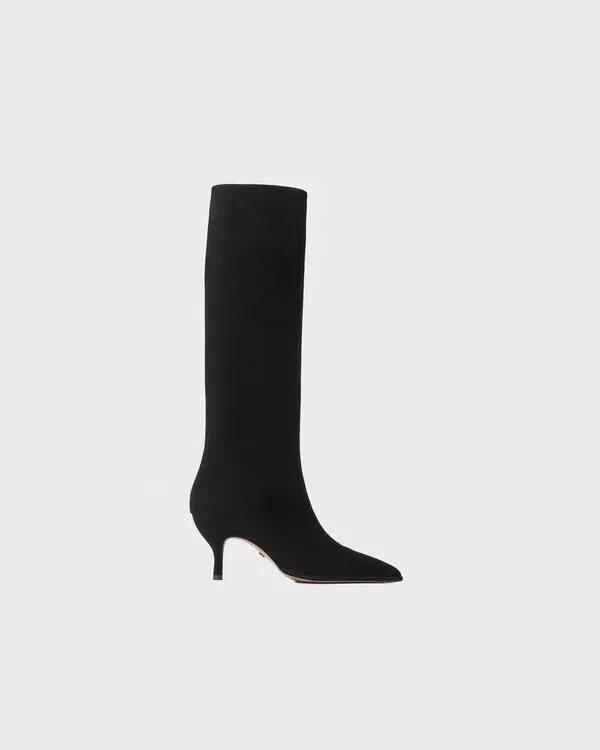 SANIA D'MINA Avenue High Boots - Black