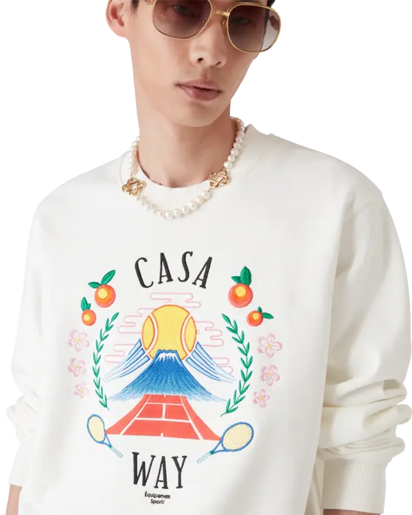 Casablanca Casa Way Mountain Hooded Sweatshirt