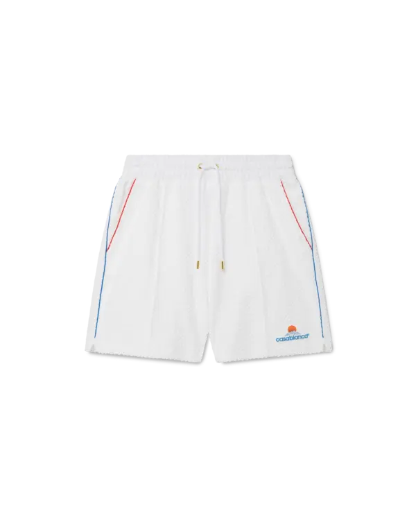 Casablanca Monogram Jacquard Towelling Shorts - Multicolor
