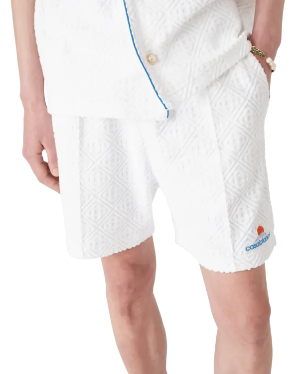Casablanca Monogram Jacquard Towelling Shorts