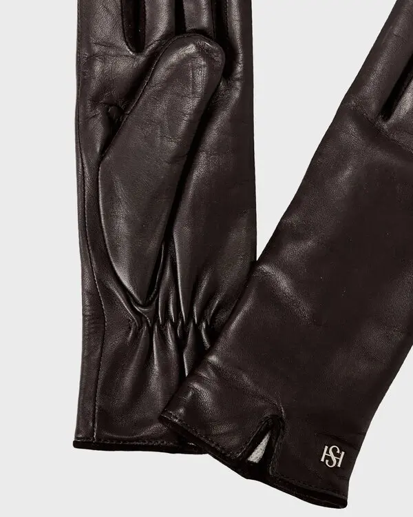 HANDSOME STOCKHOLM Essentials London Leather Gloves - Brown