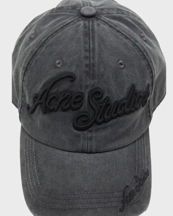 Acne Studios Cap With 3d Logo