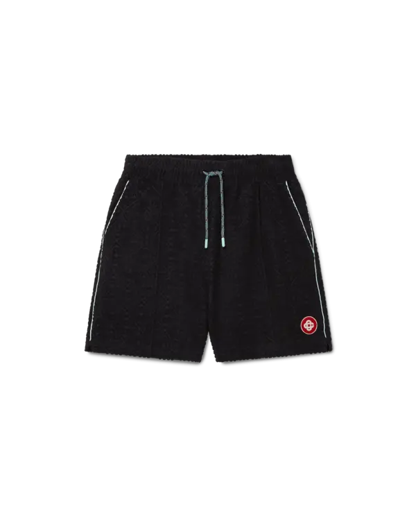 Casablanca Monogram Jacquard Towelling Shorts - Multicolor