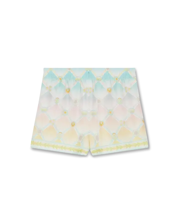 Casablanca Candy Icons Silk Twill Shorts - Multicolor