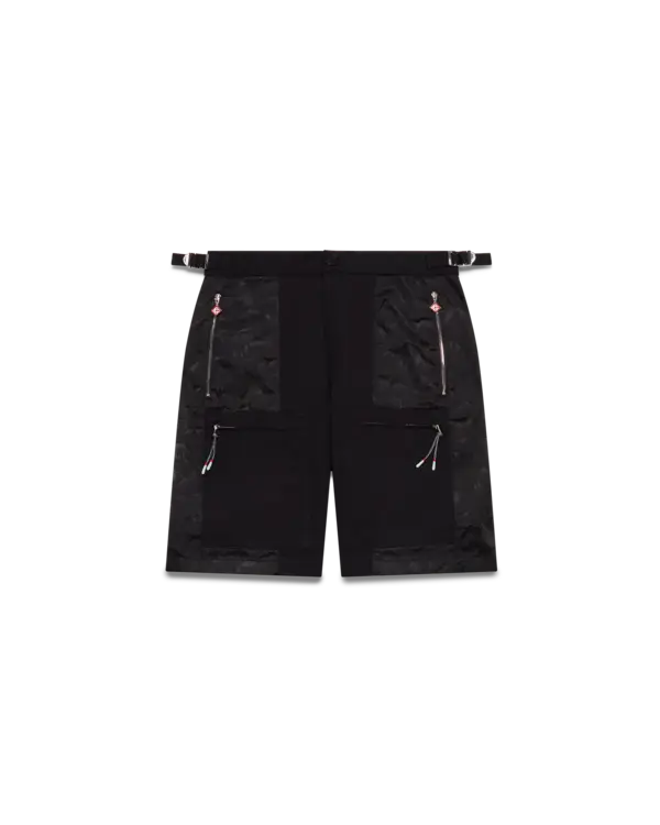 Casablanca Nylon Mountain Camo Cargo Shorts - Multicolor