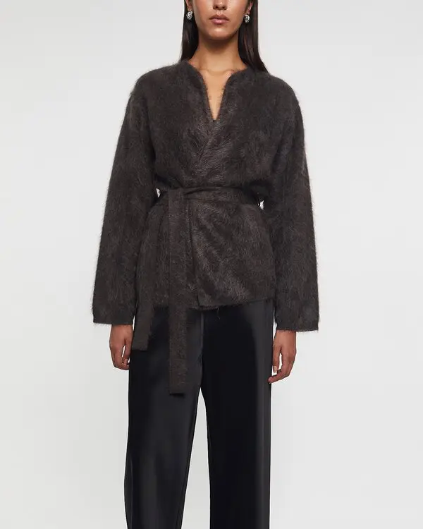 ALMADA Aria Brushed Cashmere Cardigan
