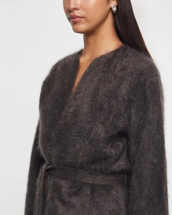 ALMADA Aria Brushed Cashmere Cardigan