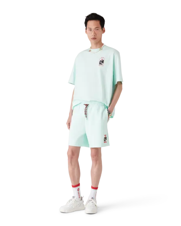 Casablanca Sunset Valley Relaxed Fit Sweatshorts - Multicolor