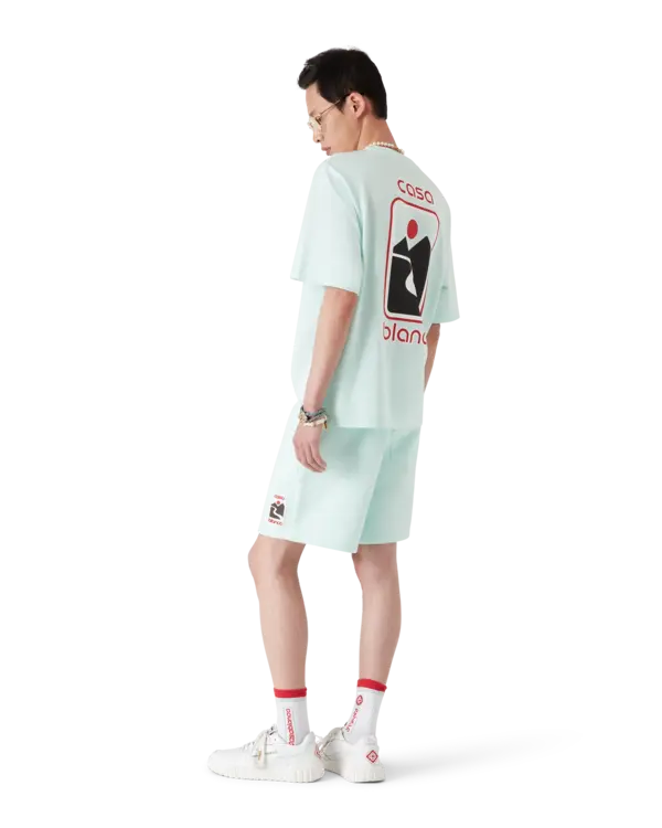 Casablanca Sunset Valley Relaxed Fit Sweatshorts - Multicolor