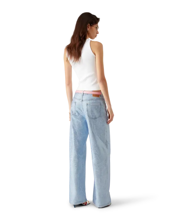 Casablanca Ribbed Jersey Tank Top