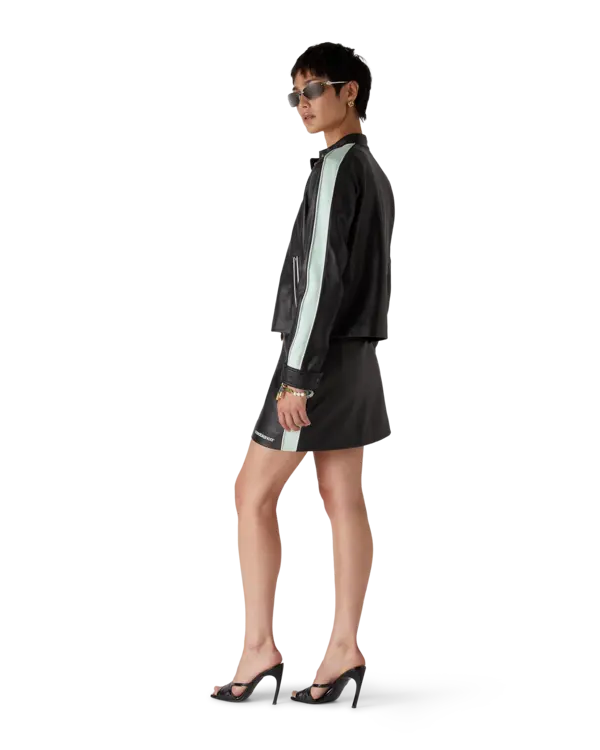 Casablanca Leather Mini Skirt
