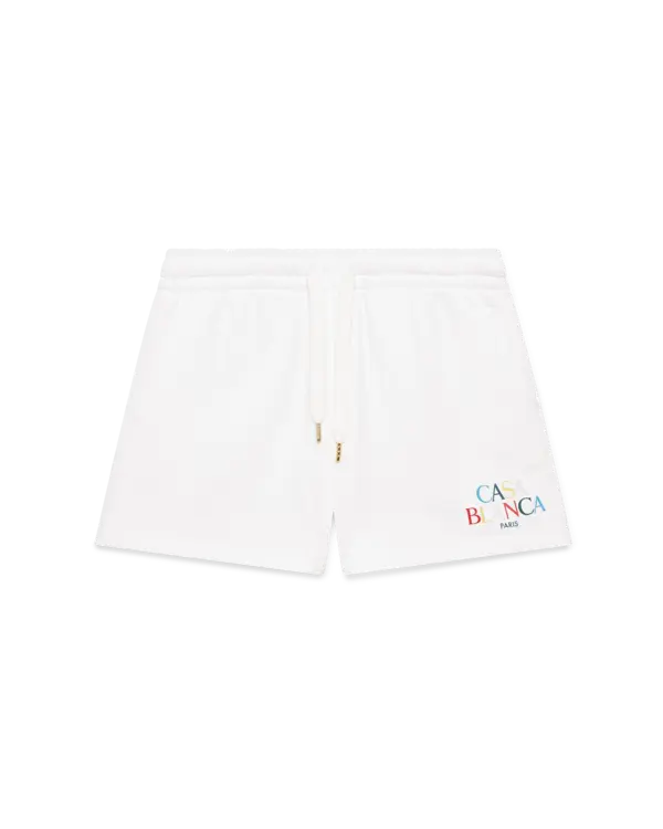 Casablanca Stacked Logo Sweatshorts - Multicolor