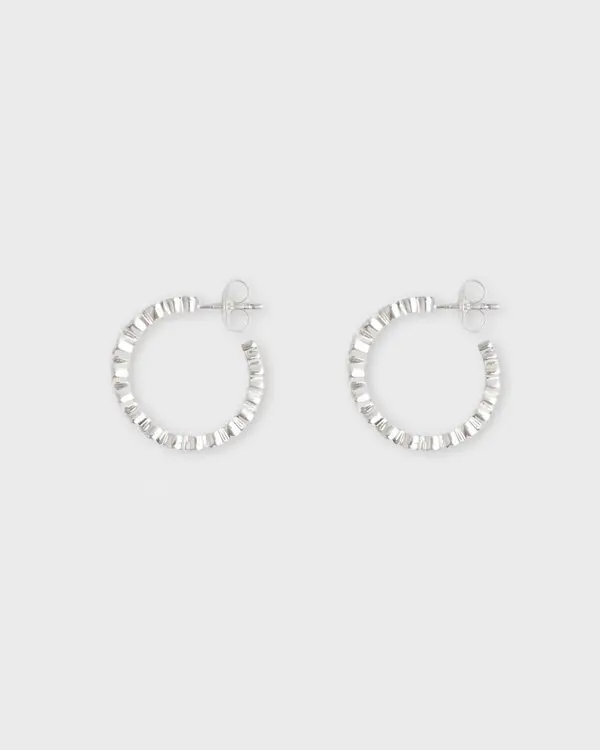 RAGBAG Hoop Earrings - Silver