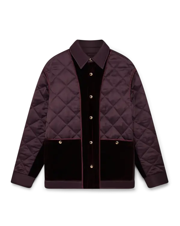 Casablanca Satin Quilted Jacket